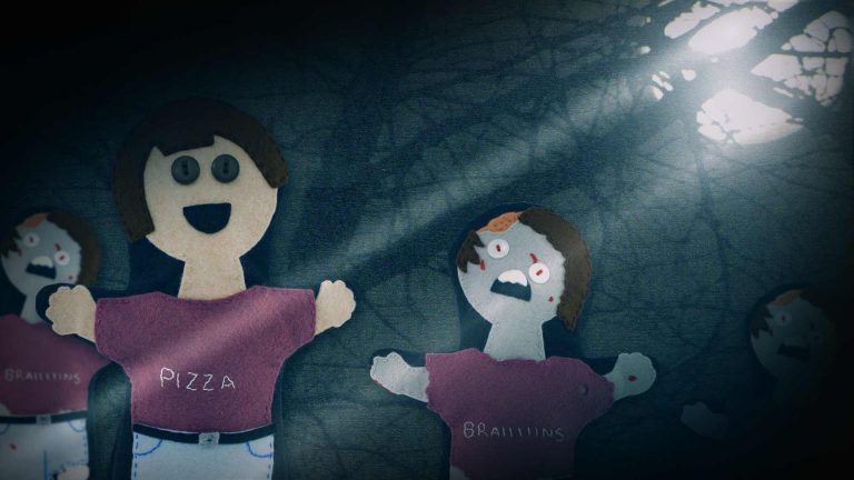 Zombie Hand Puppet - Professor Pincushion