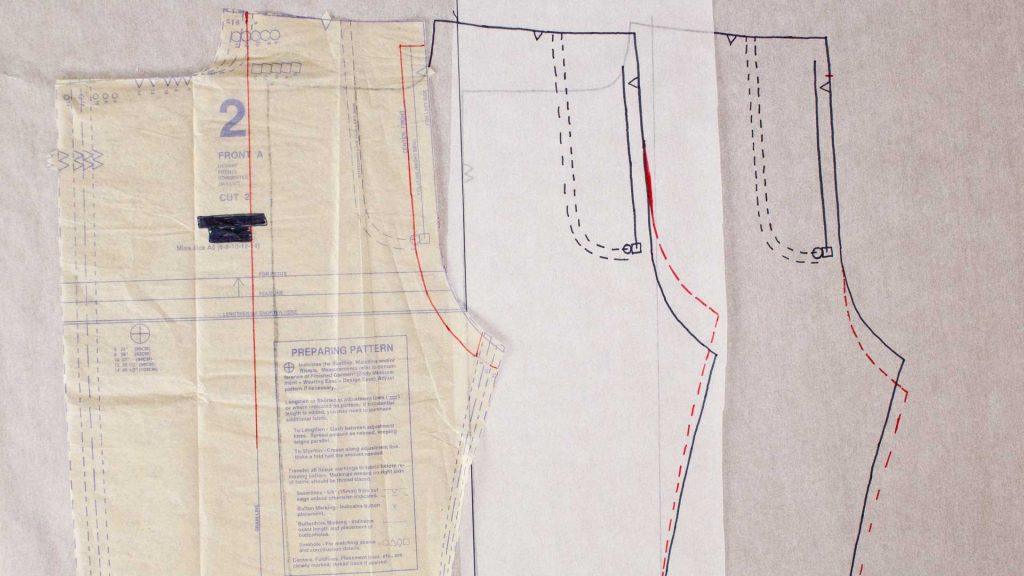 Pants Crotch Length Pattern Alteration - Professor Pincushion