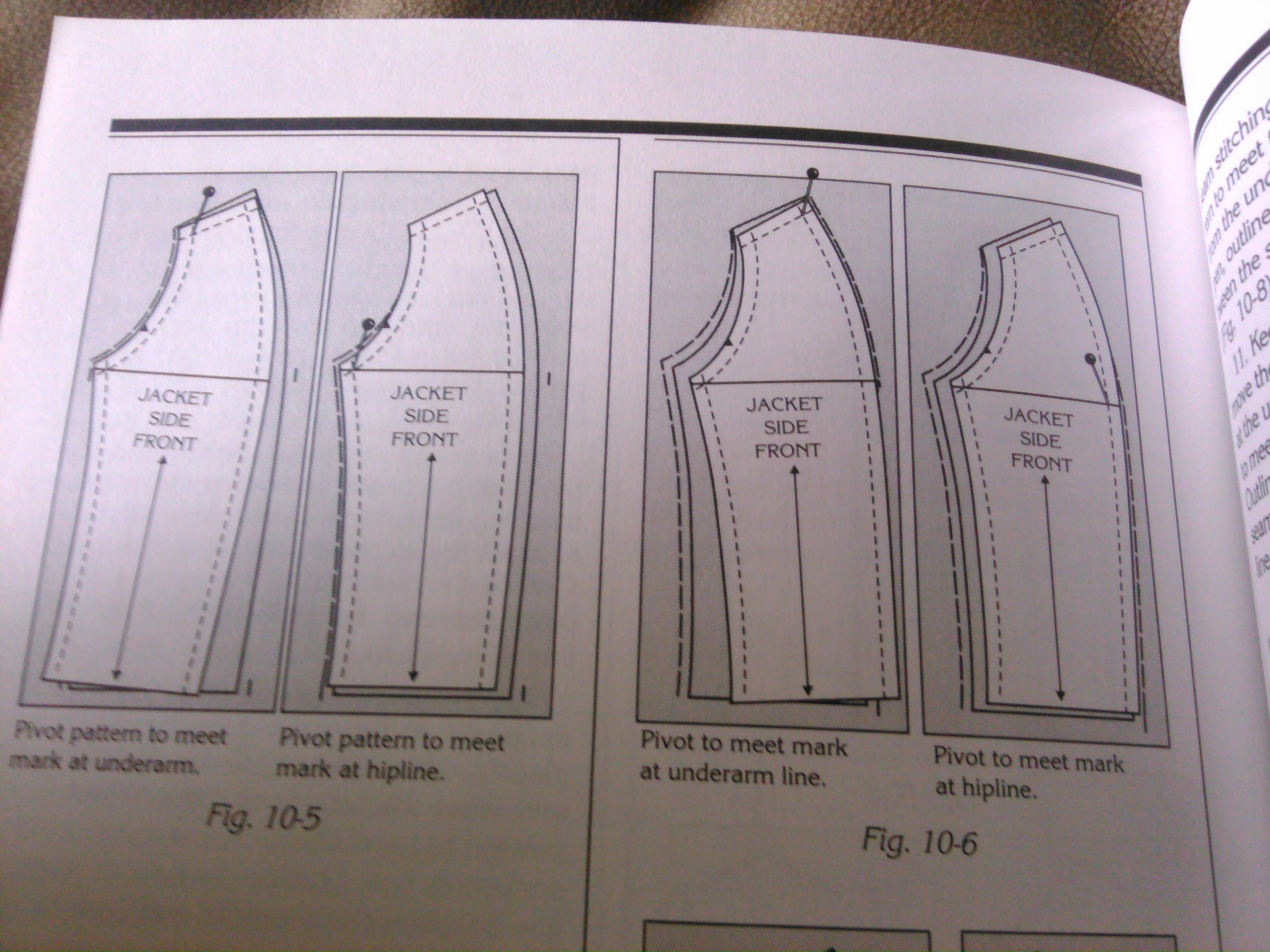 altering princess line pattern using pivot & slide Professor Pincushion