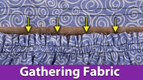 Gathering Fabric - Professor Pincushion